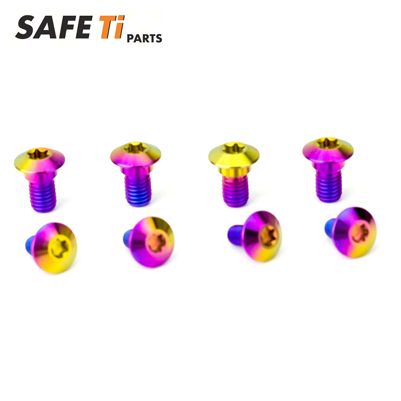 Titanium Front and Rear Brake Rotor Bolts kit fit for KAWASAKI(4PCS ...